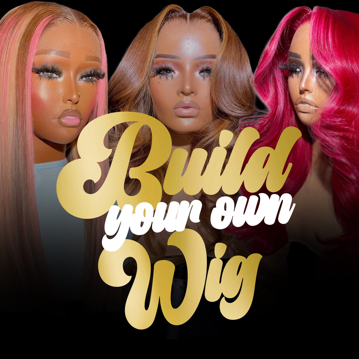 Build your very own custom wig please note you do have to add bundles ...